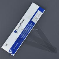 China 100Pcs/box Dental Filling Tools MICRODONT Interdental Spacer Polyester Matrix Bands Dental Material Matrices for sale