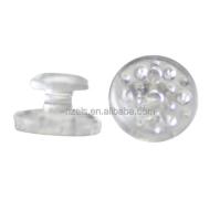 China ISO CE Certified Protect Dental Orthodontic Lingual Buttons Weldable and Bondable Ceramic Buttons for Orthodontic Treatment for sale