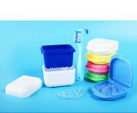 China Organize and Protect Your Dentures with Our Plastic Dental Denture Box/orthodontic Teeth Retainer Case/box for sale