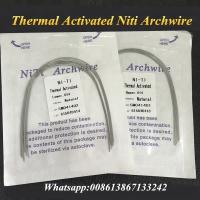 China 1 Year Shelf Life Thermal Active Orthodontic Niti Arch Wire for Treatment Manual Power Source for sale