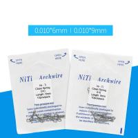 China Dental Orthodontic NITI Alloy Light/Medium Force 6Size Braces For Teeth Class I Closed Coil Spring Dental Instrument for sale