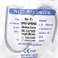 China Dental Orthodontic NITI Alloy Light/Medium Force 6Size Braces For Teeth Class I Closed Coil Spring Dental Instrument for sale