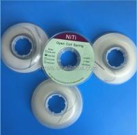 China Orthodontic Niti Open Coil Springs 0.75mm Size 1 Meter Length 3 Years Shelf Life and Suitable for Customer Requirements for sale