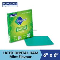 China Power Source Manual Plastic TOP GLOVE Direct 100% Natural Rubber Latex Dental Dam For 36pcs/box for sale
