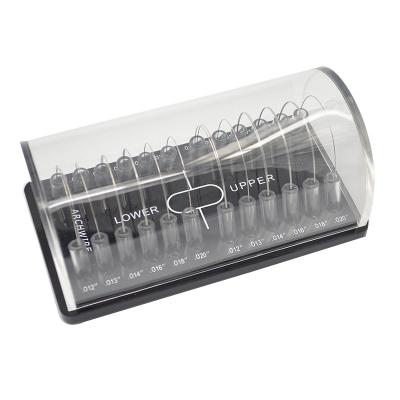 China Power Source Dental Acrylic Organizer Holder Case Orthodontic Preformed Archwire Box Clear Cover for sale