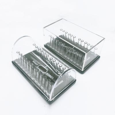 China Dental Arch Wire Holder Round Archwire Box with Transparent Display for 2024 and Dental Equipment Industry for sale