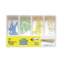 China Polishing Superfine Dental Restorative Materials 1.614 Stem Discs with Mandrel TOR VM for sale