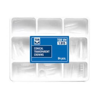 China TOR VM Dental Matrices Conical Transparent Crowns 1.915 8 Types 8pcs Each Shelf Life 2 Years Meets MFDS Safety Standard for sale