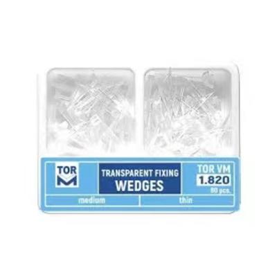China Manual Fixing Transparent Wedges Thin and Medium Wedge 2 Types No. 1.810 Kit 40 pcs. TOP BM for Dental Professionals for sale