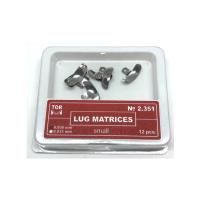 China CE Certified Steel Dental Metal Lug Matrices Matrix Bands Medium 5.1mm 12 pcs/kit Material CE Approved for sale