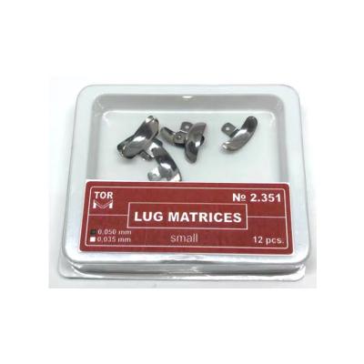 China CE Certified Steel Dental Metal Lug Matrices Matrix Bands Medium 5.1mm 12 pcs/kit Material CE Approved for sale