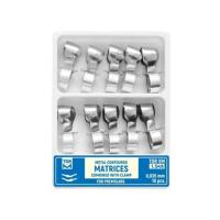 China CE Certified Steel Dental Metal Lug Matrices Matrix Bands Medium 5.1mm 12 pcs/kit Material CE Approved for sale