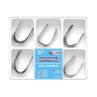 China 12 pcs Dental Metal Contoured Matrices for Molars Dental Areal Matrix Certification CE and CE Certified for sale