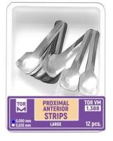 China Dental Proximal Anterior Strips Large 1.388 TOR-VM Metal Strips for Precise Teeth Contouring and Polishing for sale