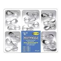 China Premolars 1.540 Metal Contoured Matrices Combined with Clamp 16pcs CE Certified for sale