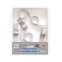 China Class I Instrument Classification Dental Loop Matrices Kit 6PCS/PK 1.597 TOR VM Height 7mm with Metal Material for sale