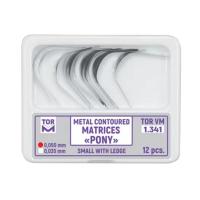 China TOR VM Dental 1.340 METAL Contoured MATRICES Kit with Slot Springclip and Shelf Life 2 years for sale