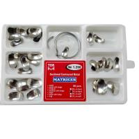 China 12pcs/kit TOP BM Dental Lug Matrices Matrix Bands Medium with Ledge 0.05mm For PROFESSIONAL DENTAL Procedures and Professional for sale
