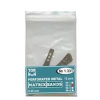 China 1.331 Matrix Bands 12 pcs/kit TOP BM Dental Filling Materials TOR VM Perforated Metal Matrices Flat for accurate shaping for sale