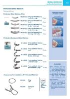 China 1.331 Matrix Bands 12 pcs/kit TOP BM Dental Filling Materials TOR VM Perforated Metal Matrices Flat for accurate shaping for sale