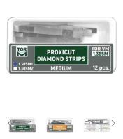 China Medical Grade SS Dental Proxicut Diamond Strips 1.385C 12pcs/Do-All Proxicut System for Certification ce and Performance for sale