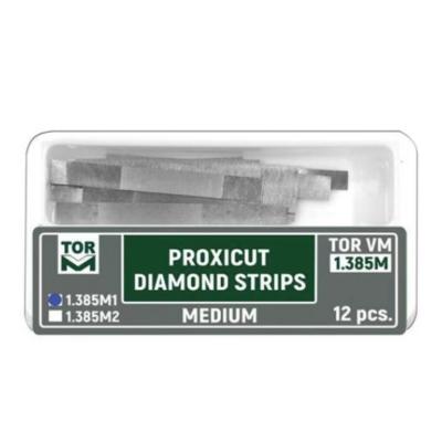 China PROFESSIONAL DENTAL Import from Russia TOR VM/TOP BM Dental Proxicut Diamond Strips 1.385M 12pcs/Do-All Proxicut System for sale