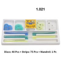 China Russia Market Hot Item Dental Composites Polishing Kit 1.021 Polish Stem Disc Strip Mandrel Resin Filling for Dental Area for sale