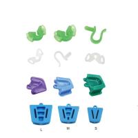 China Small Size Dental Plastic Bite Frame Silicone Mouth Props Bite Block Mouth Opener S M L for Professional for sale