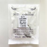 China Big Eyelet Niti Close Coil Orthodontic Spring 0.010/0.012 10pcs/pk Diameter 0.010
