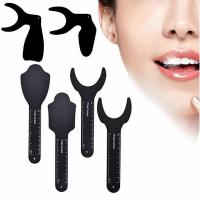 China ISO 9001 2008 Certified Black Aluminum Magnesium Alloy Dental Contrast Board Perfectly Suited for Intraoral Photography for sale