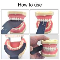 China ISO 9001 2008 Certified Black Aluminum Magnesium Alloy Dental Contrast Board Perfectly Suited for Intraoral Photography for sale