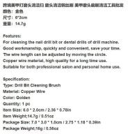 China Class II Copper Wire Dental Equipment Brass Wiros Flat Brush 2024 for Instrument Classification for sale