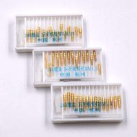 China Manual 2024 15pcs/ box Dental Root Canal Pins Post screws Posterior Therapy gold Coated BM1.2 - for sale