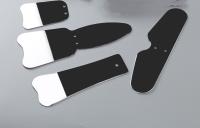 China 6Pcs Dental Reflector Photo Glass Mirrors for Contrast Black Background Photography CE ISO Certified and Affordable for sale