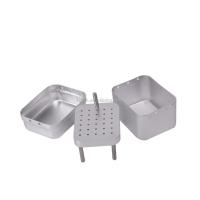 China Certification CCC 30 Holes Dental Endo Block Aluminum Burs Files Sterilization Box for Class II Instrument Classification for sale