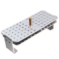 China Certification CCC 30 Holes Dental Endo Block Aluminum Burs Files Sterilization Box for Class II Instrument Classification for sale