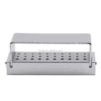 China Metal Dental Lab Bur Holder Block Box High Low Speed 30 Holes for sale