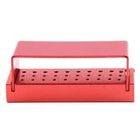 China Metal Dental Lab Bur Holder Block Box High Low Speed 30 Holes for sale