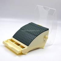 China 60 Holes Slots Round Dental Bur Box Organizer Block Holder 3 Colors OEM for sale