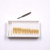 China 1.8mm Orthodontic Dental Gold Plated Screw Posts For Metal Restorations for sale