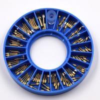 China 1.8mm Orthodontic Dental Gold Plated Screw Posts For Metal Restorations for sale