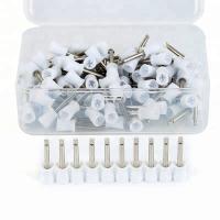 China Class I Instrument Dental Lab White Polishing Cup Prophy Brush Dental 100pcs/Bag for sale