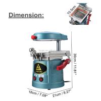 China MFDS Blue Orthodontic Accessory Lab Dental Vacuum Forming Molding Machine for sale