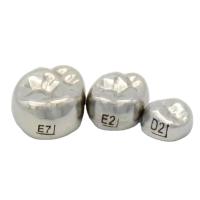 China MFDS Approved Orthodontic Instrument Posterior Anterior Stainless Steel Crown In Pediatric Dentistry for sale