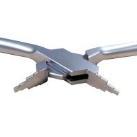 China Dental Geaw Step Plier Orthodontics RMO Forceps With Vertical Loop 1MM 2MM 3MM for sale
