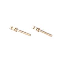 China MFDS Standard Teeth Dental Implant Supplies Tapered Screw Post Kit 24k Gold Plated for sale