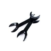 China Dental Double Head Cheek Retractor Orthodontic Lip Retractor For Oral Surgery Black White for sale