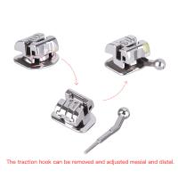 China Self Ligating Roth MBT Bracket 0.022 0.018 No Hook 3 WH 345 WH Laser Mark No Laser Mark 20 1 pcs set Orthodontic Dental Braces for sale