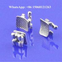 China MIM Mini Roth Bracket 2G With Sandblast 0.022 0.018 Slot No Hook 3 WH 345 WH Orthodontic Bracket for sale