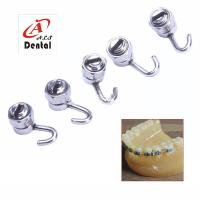 China Stop Locks With Hook 5.7mm/3.3mm Orthodontic 20pcs (10L+10R) Stainless Steel Pack for sale